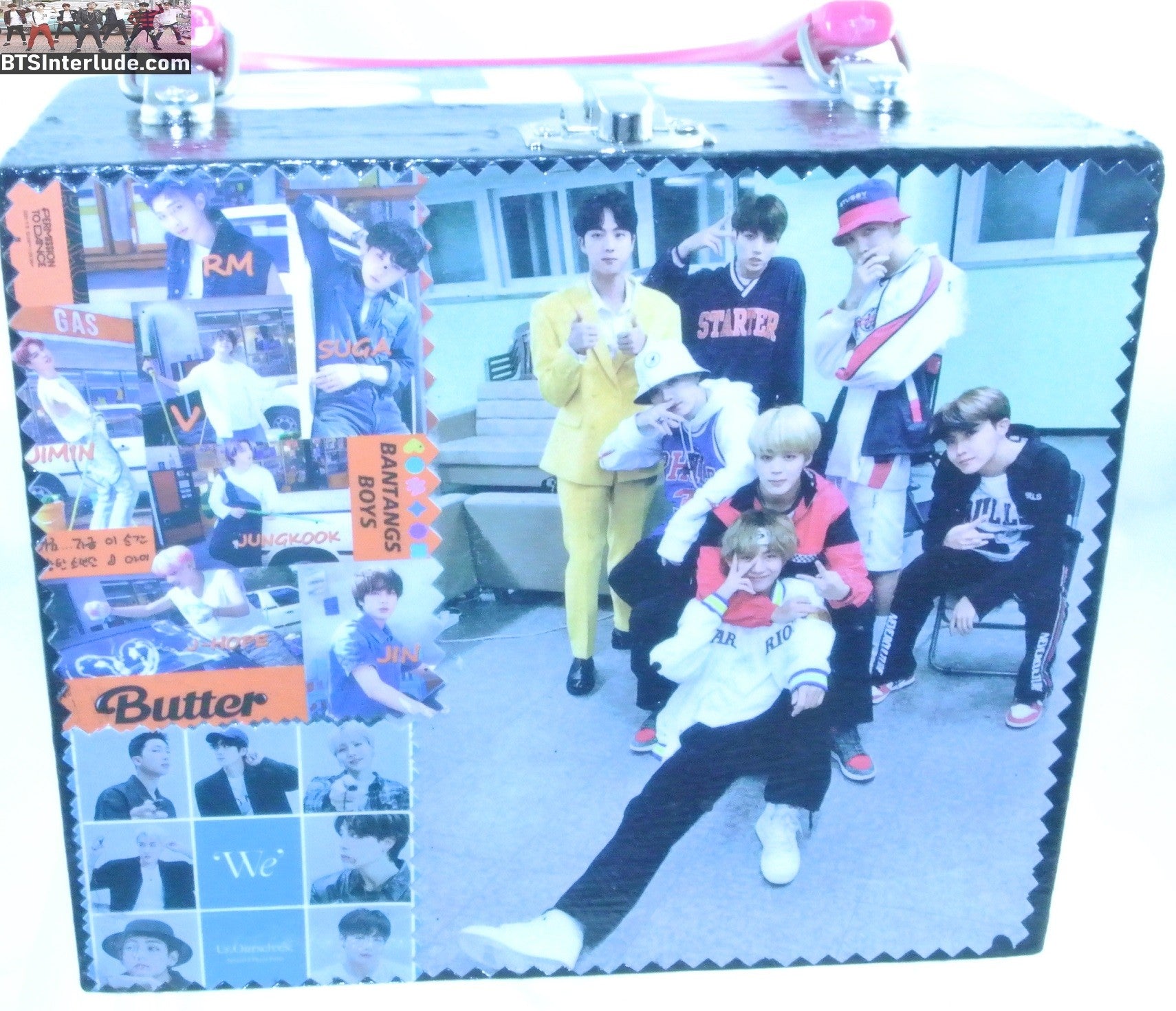BTS PURSE CIGAR BOX GROUP DYNAMITE BUTTER JUNGKOOK V JIMIN RM J-HOPE S ...